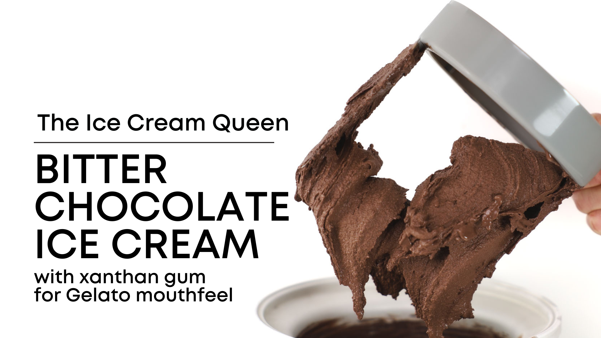 Bitter Chocolate Ice Cream | with xanthan gum (gelato-style) – Ask the ...